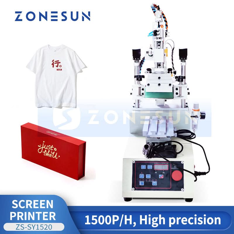 Zonesun ZS-SY1520 Clothes Boxes Silk Screen Printer