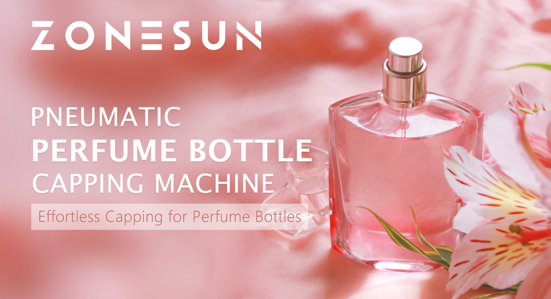 Pneumatic Semi-Automatic Perfume Capping Machine