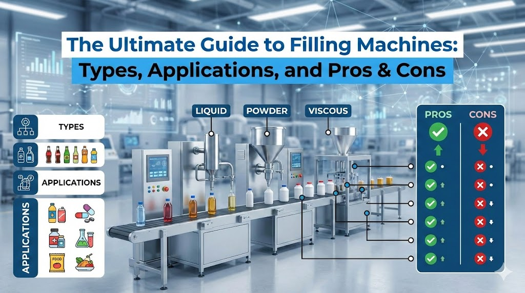 The Ultimate Guide to Filling Machines: Types, Applications, and Pros