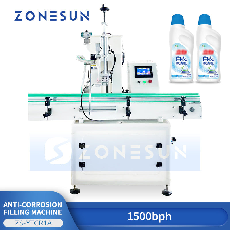 Corrosive Liquid Filling Machine for Chemicals, Detergents & Acids