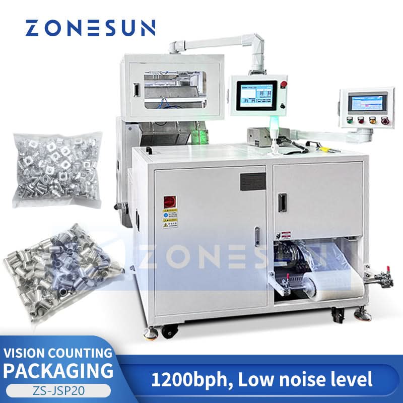 ZONESUN ZS-JSP20 CCD Counting Bagging Machine for Small Parts Packaging