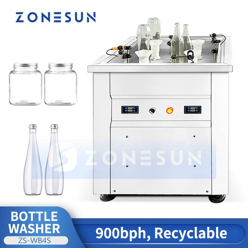 Zonesun ZS-WB4S Semi Automatic Bottle Washing Machine