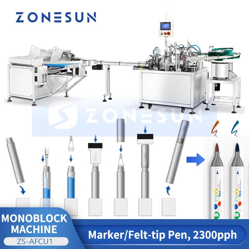ZONESUN All-in-One Felt Tip Marker Packaging System ZS-AFCU1 – ZONESUN ...