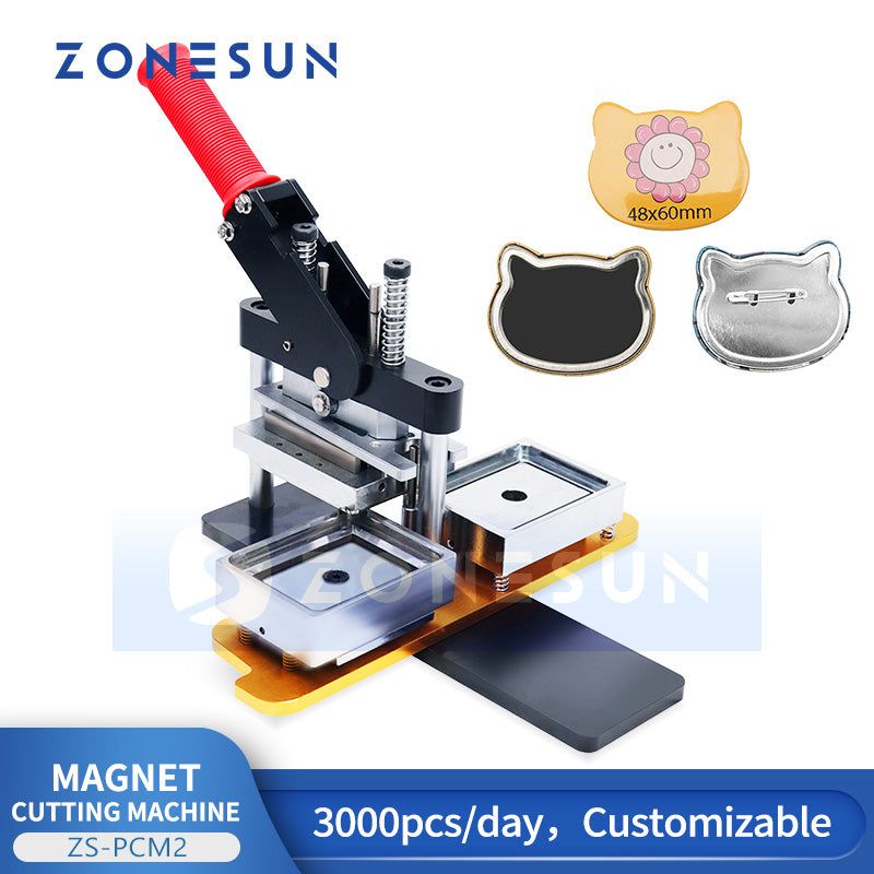 ZONESUN ZS-PCM2 Customizable Refrigerator Magnet Machines Card Cutter