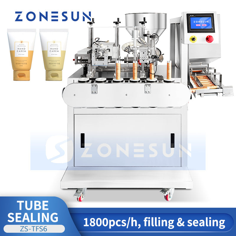 Zonesun ZS-TFS6 Automatic Ultrasonic Tube Filling and Sealing Machine