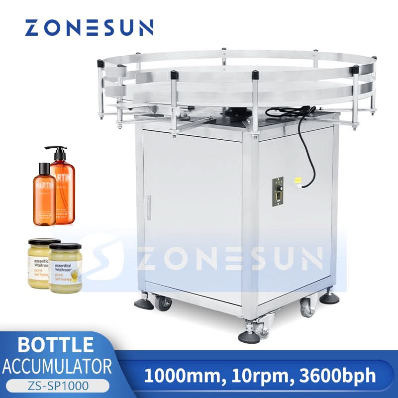 ZONESUN ZS-SP800 Rotary Turntable Automatic Bottle Sorting Machine
