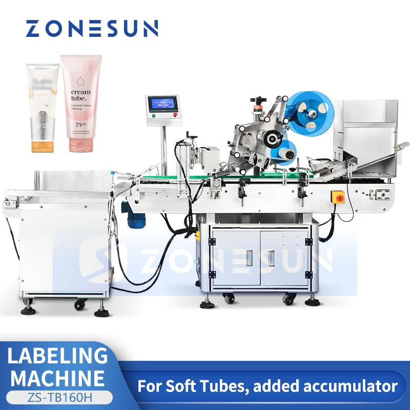 Zonesun ZS-TB160H Soft Tube Labeling Machine with Air-Blow Precision S