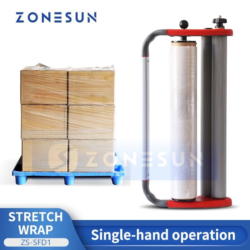 ZONESUN Handheld Stretch Film Dispenser Wrapper Tools ZS-SFD1