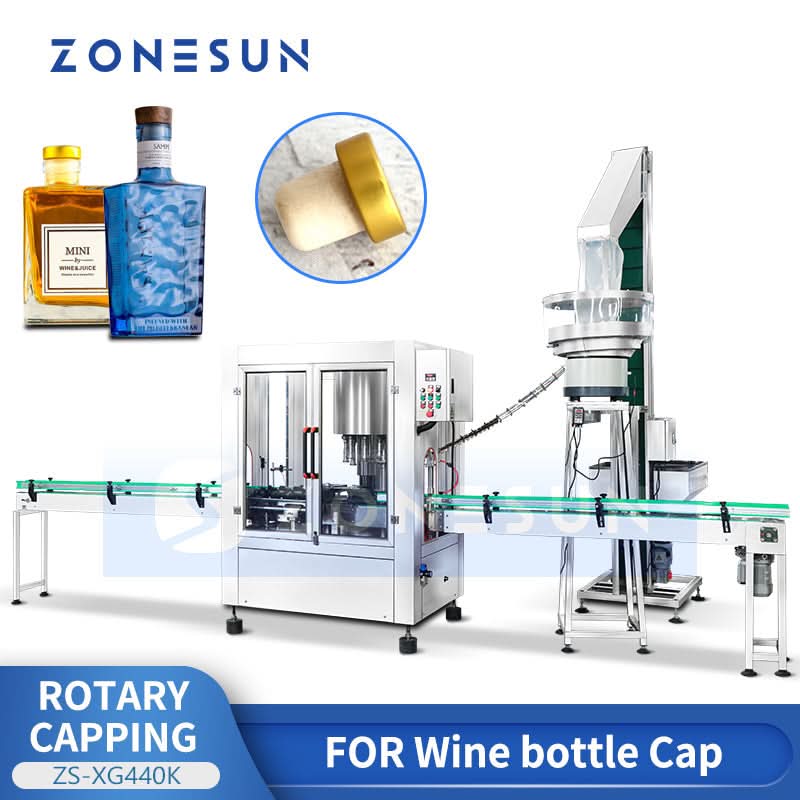 ZONESUN Wine & Beer Bottle Capping Machines | Cork, ROPP & Wax Seal