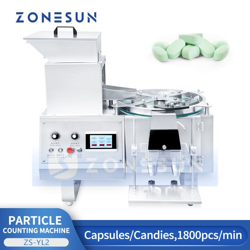 ZONESUN ZS-YL2 High-Speed Capsule Tablet Counting Machine for Pharmacy