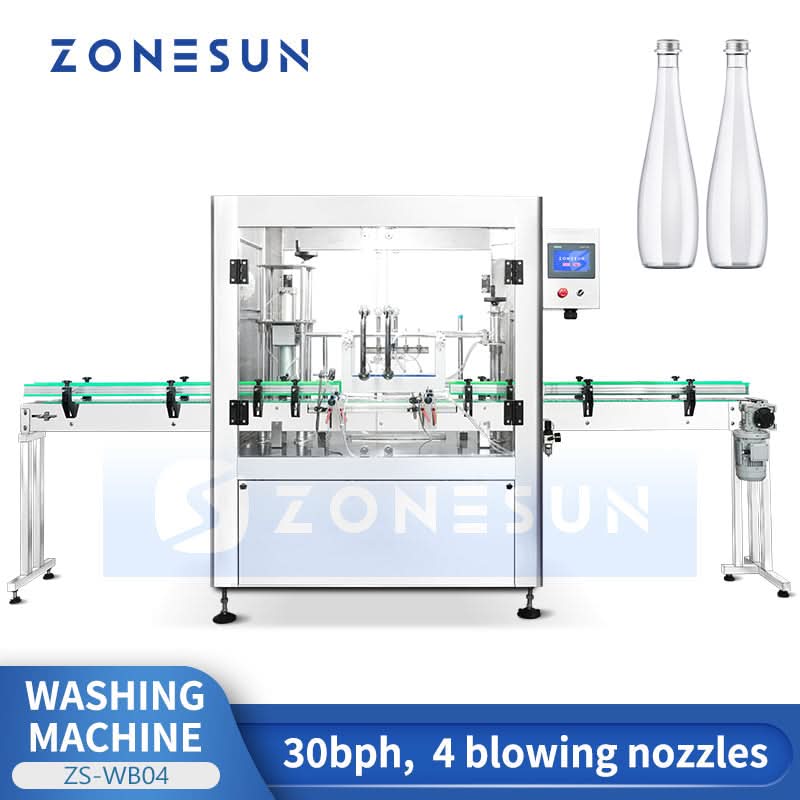 Zonesun ZS-WB04 Automatic Air Bottle Washing Machine Bottle Cleaning M