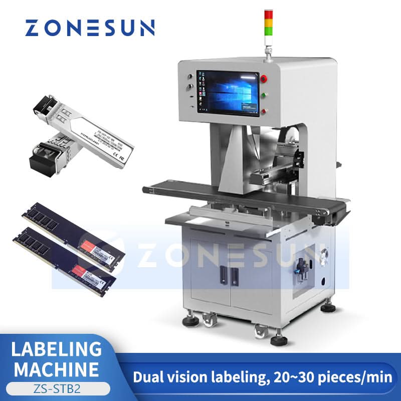 ZONESUN ZS-STB2 CCD Visual Precision Positioning Labeling Machine