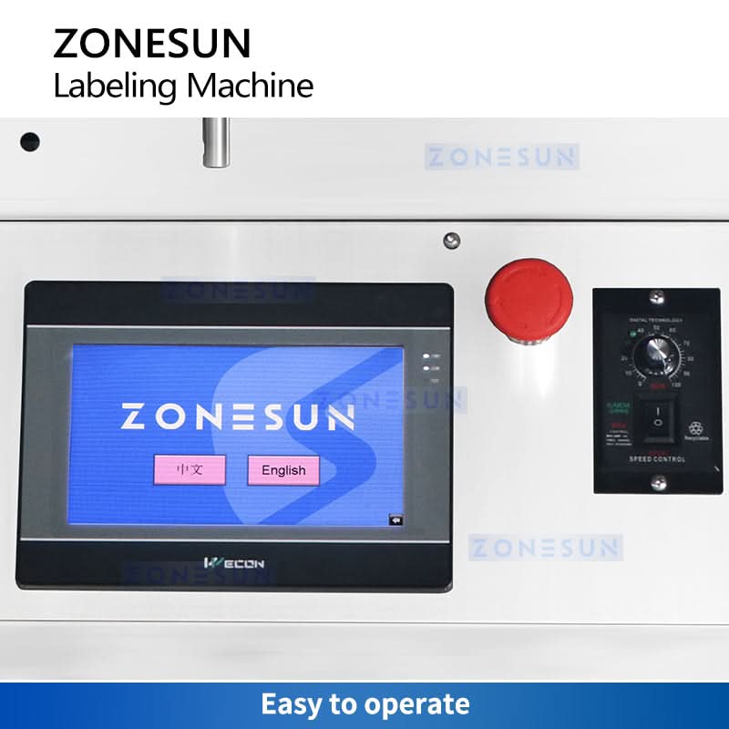 ZONESUN ZS-TB800 Automatic Tube Labeler Lip Balm Label Machine – ZONESUN Machinery
