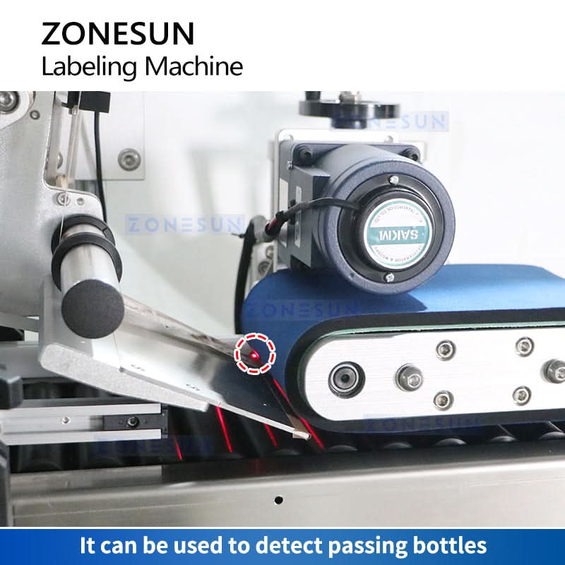 ZONESUN ZS-TB800 Automatic Tube Labeler Lip Balm Label Machine ...