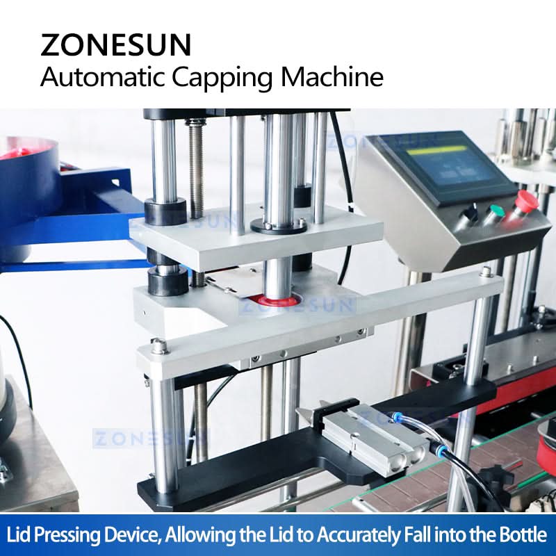 ZONESUN ZS-XG440H Automatic Capping Machine with Smart Cap Feeding Sys