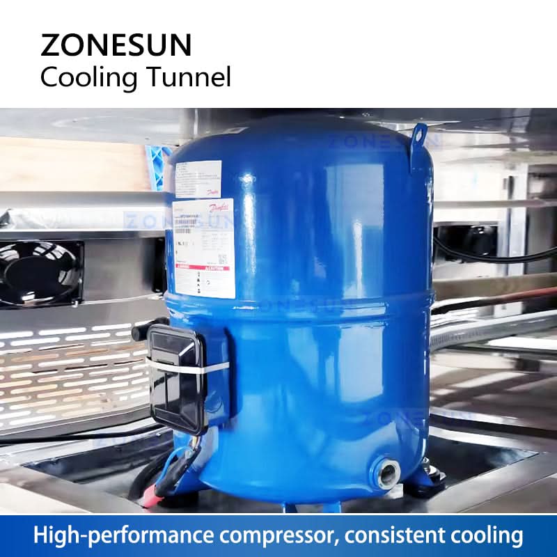 ZONESUN ZS-CT4 Industrial Cooling Tunnel Cool Enrobed Products ...