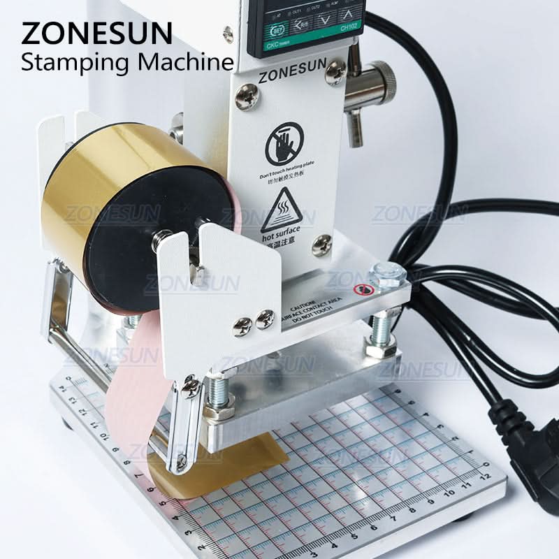 ZONESUN ZS-90 Digital Leather Hot Foil Stamping Machine Machine ...