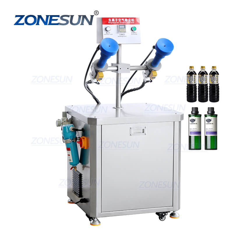 ZONESUN ZS-NIC1 Semi-automatic Negative Ion Dust Removal Machine Plast