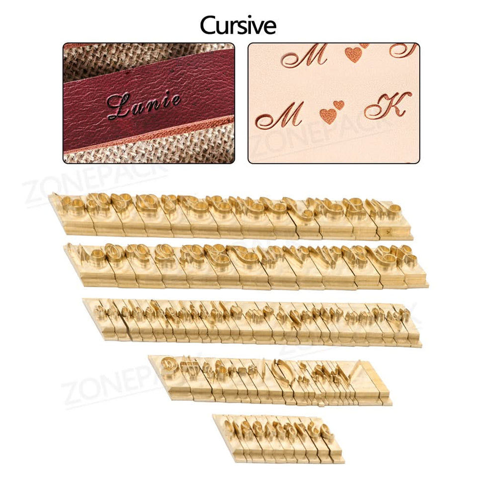 ZONESUN 3mm 6mm 10mm Copper Brass Stamping Flexible Letters Numbers Al ...
