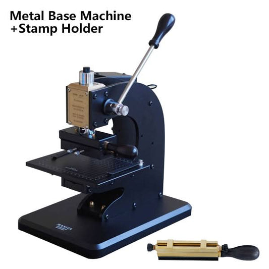 ZONEPACK Press Trainer Hot Foil Stamping Machine for Leather Wood Pape