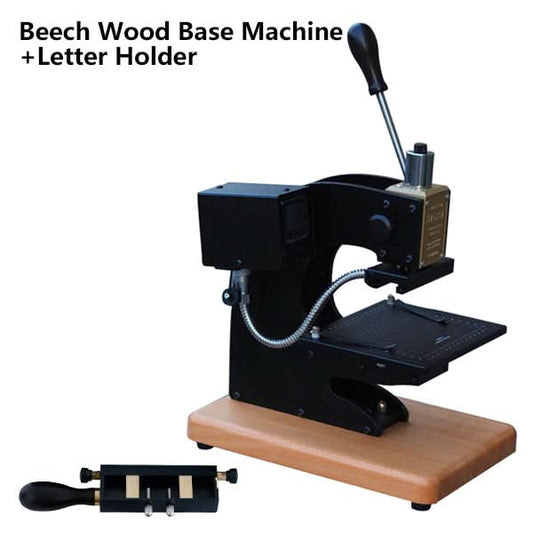 ZONEPACK Press Trainer Hot Foil Stamping Machine for Leather Wood Pape