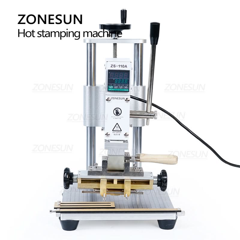 ZONESUN ZS110A Hot Foil Stamping Machine Leather Bronzing Embosser ...