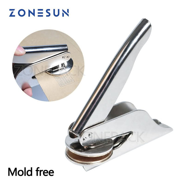 ZONESUN Hot Stamping Machine for Leather Paper Wood Embossing