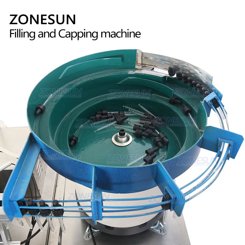ZONESUN ZS-AFC1 Automatic Double Heads Rotary Filling And Capping Mach